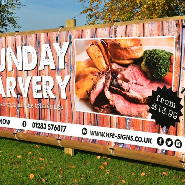 Banners Rugeley - Printed Banners Rugeley Next Working Day | HFE Signs